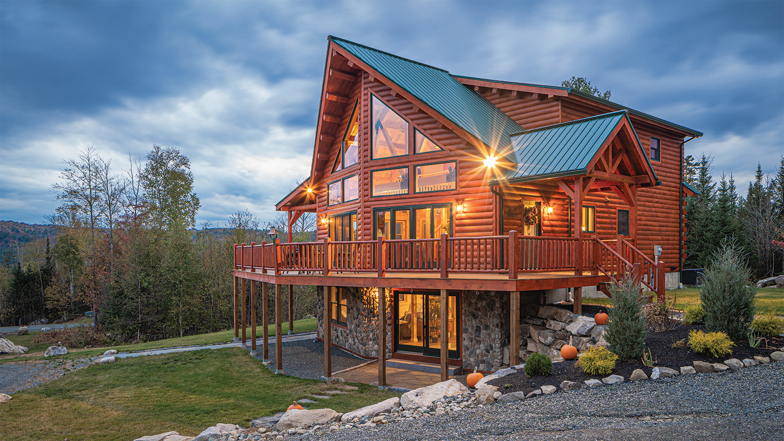 Coventry Log Homes Presents the Lancaster Model | NAHB