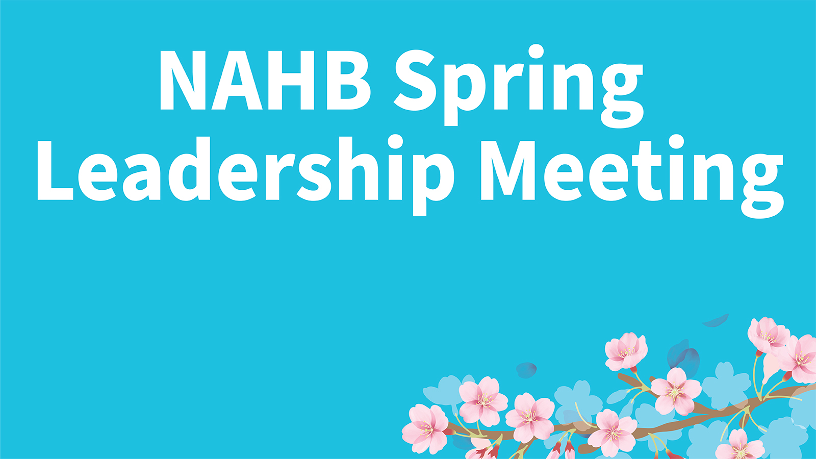 2026 Spring Leadership Meeting and Legislative Conference | NAHB